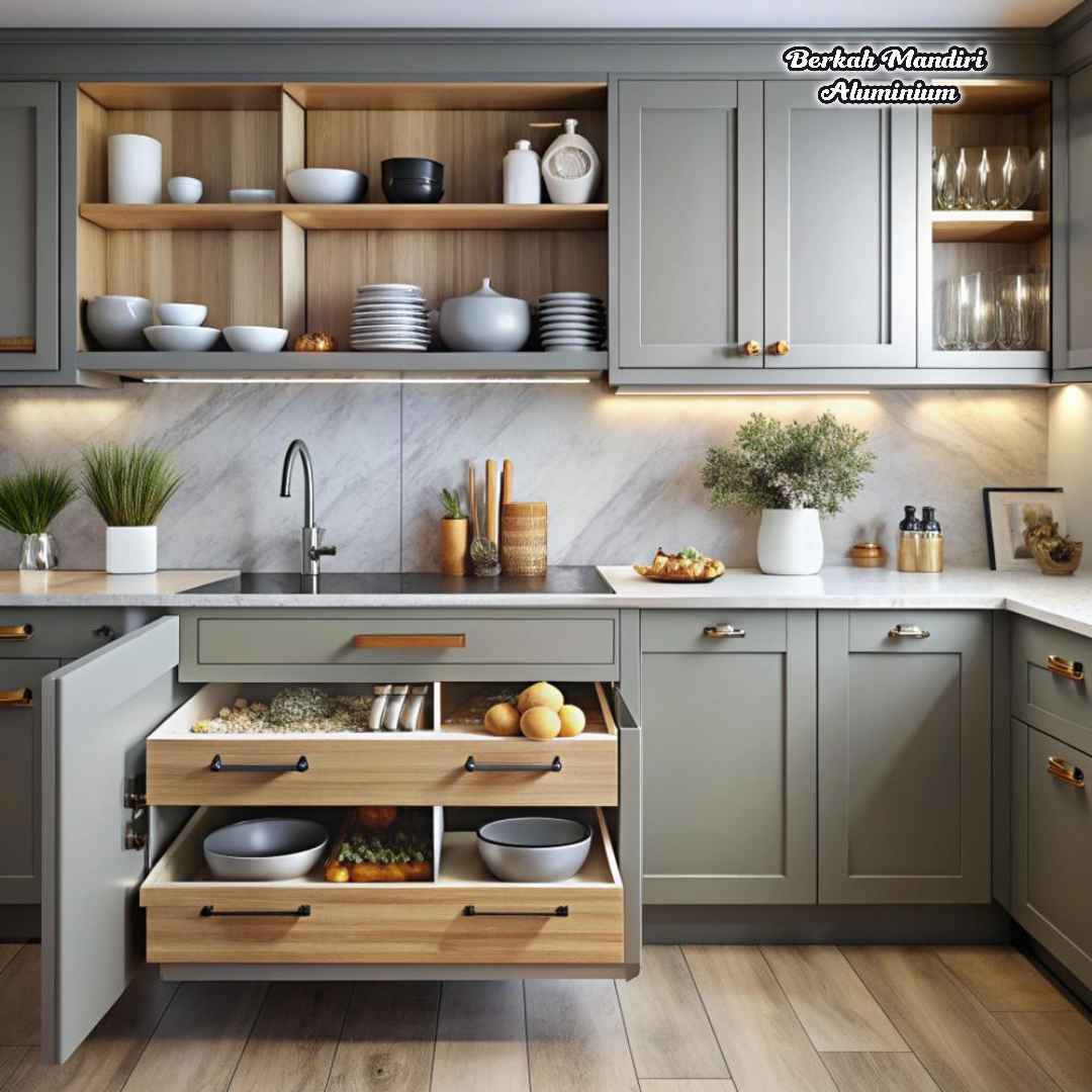 20+Model Kitchen Set Aluminium Terbaru Desain Minimalis Modern - Berkah ...